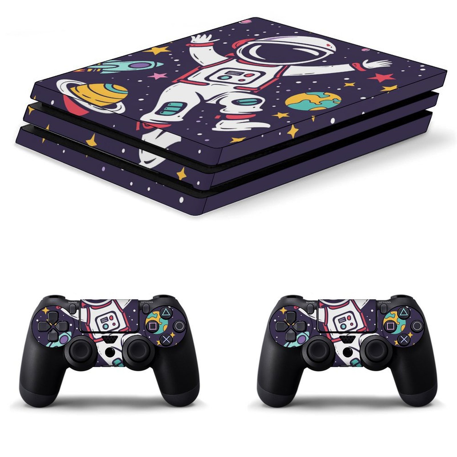 Decal Skin for PS4 Slim / PS4 Pro / PS4, Whole Body Vinyl Sticker Cover ...