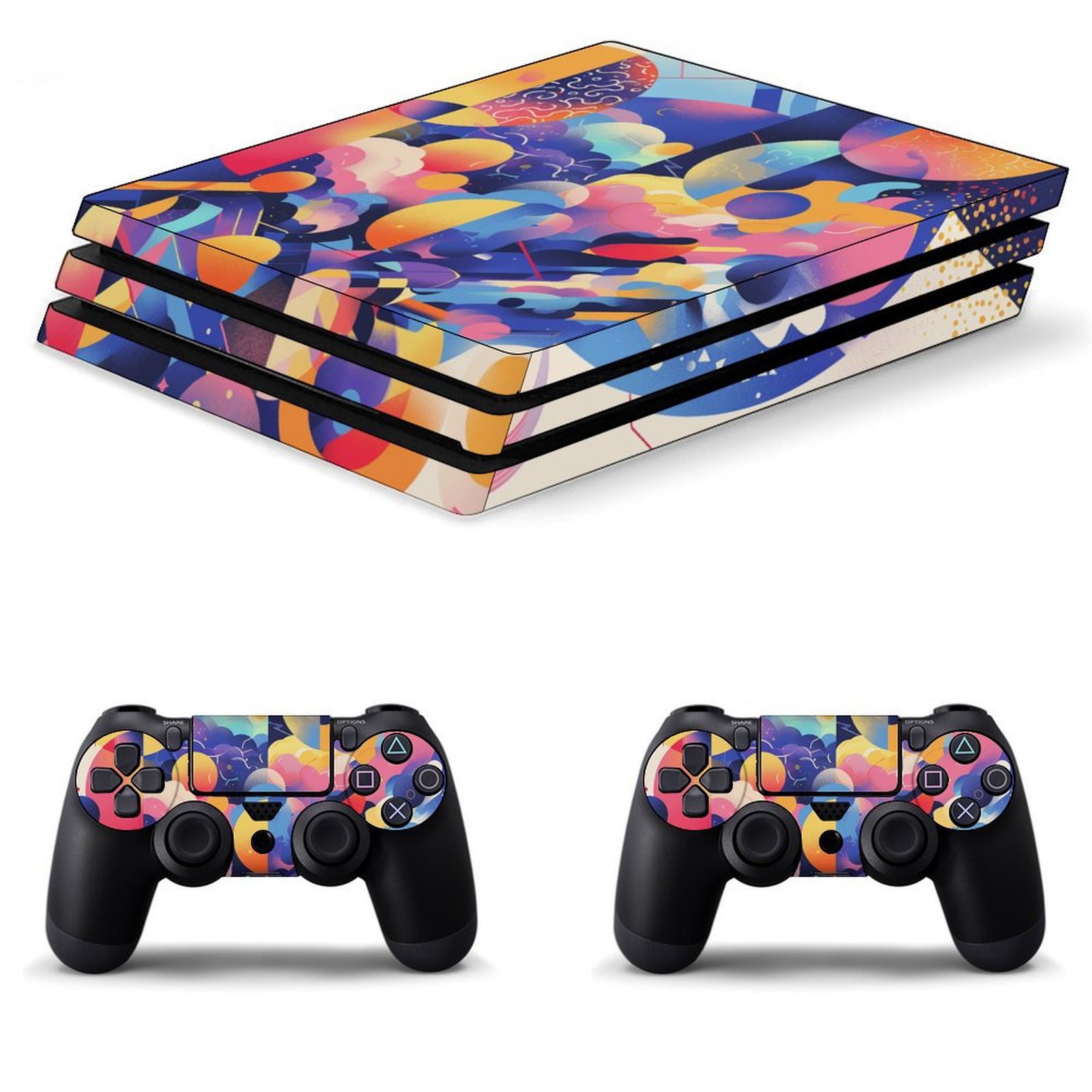 Decal Skin for PS4 Slim / PS4 Pro / PS4, Whole Body Vinyl Sticker Cover ...
