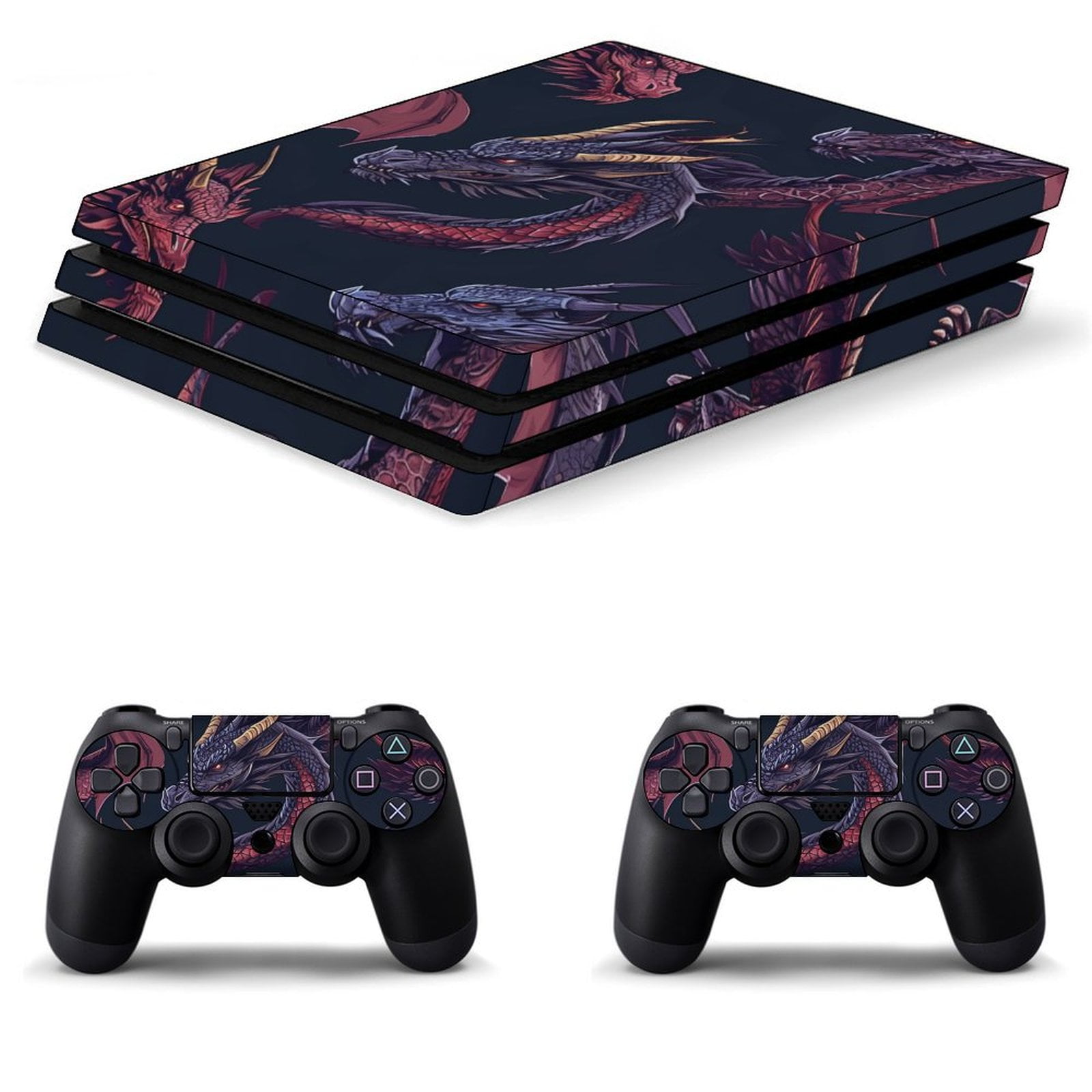 Decal Skin for PS4 Slim / PS4 Pro / PS4, Whole Body Vinyl Sticker Cover ...