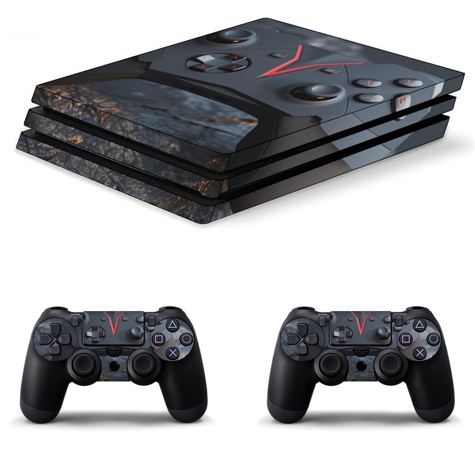Decal Skin for PS4 Slim / PS4 Pro / PS4, Whole Body Vinyl Sticker Cover ...