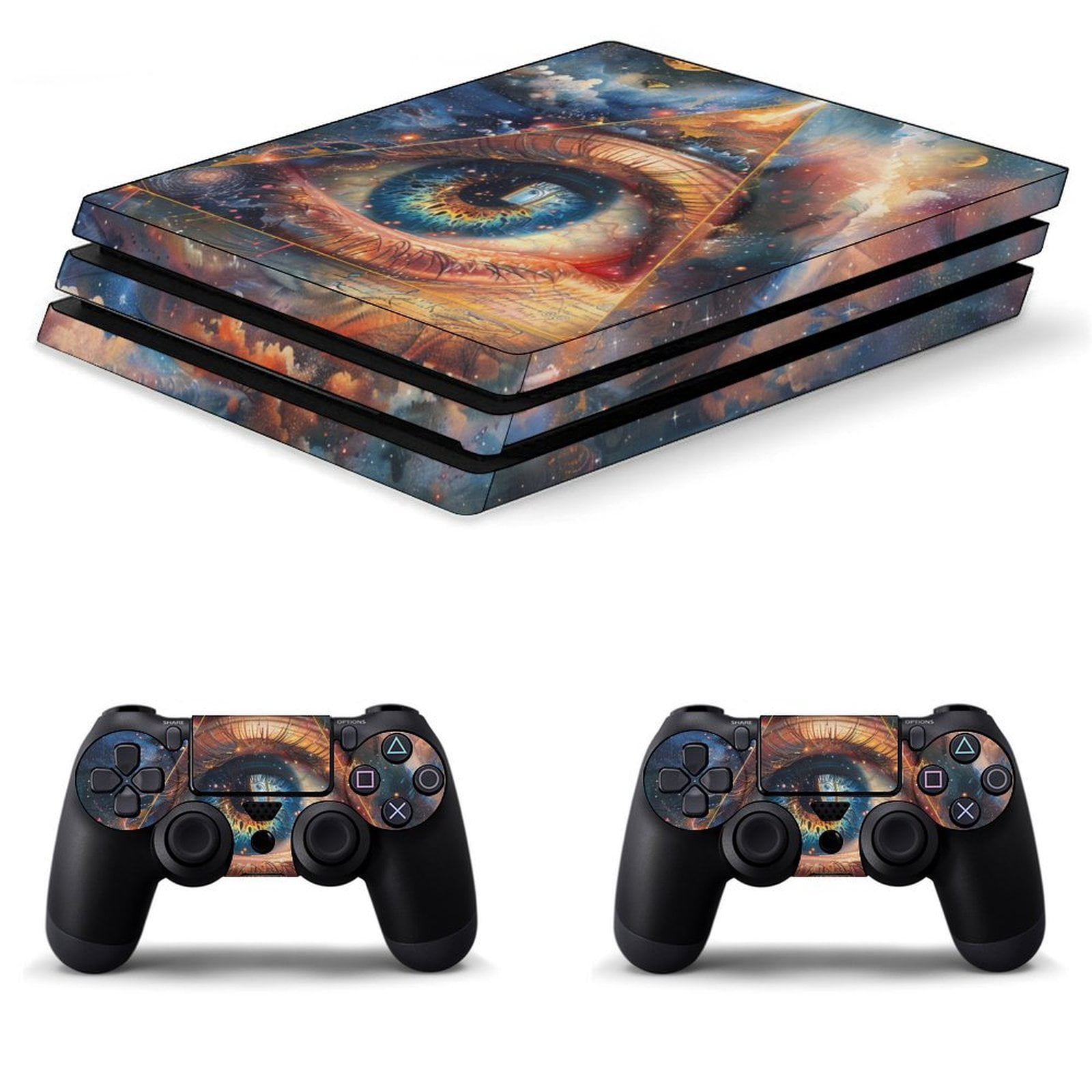 Decal Skin for PS4 Slim / PS4 Pro / PS4, Whole Body Vinyl Sticker Cover ...