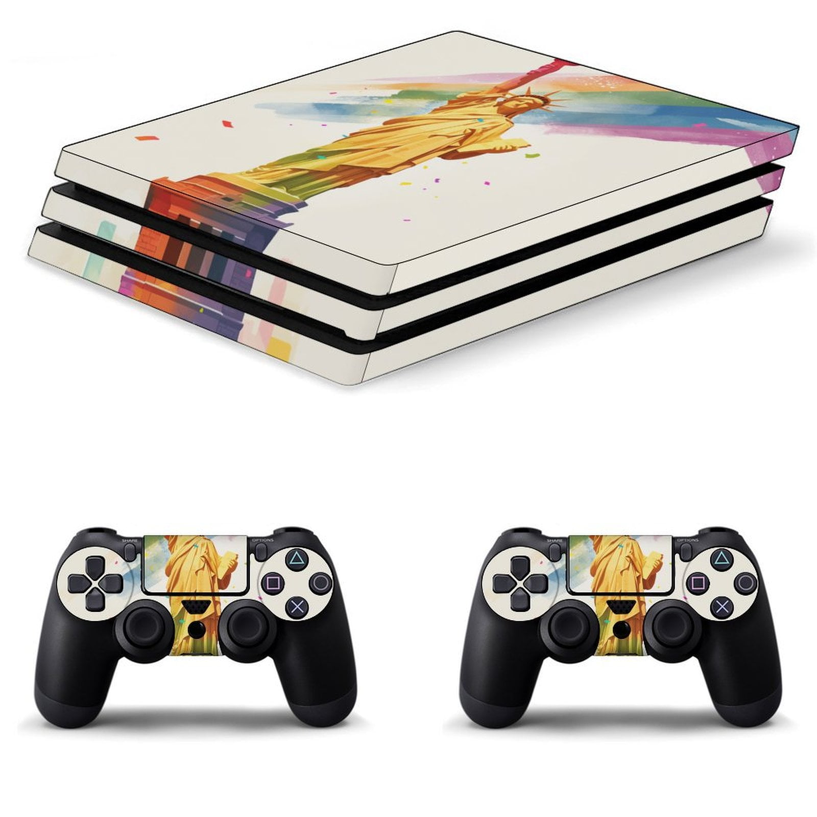 Decal Skin for PS4 Slim / PS4 Pro / PS4, Whole Body Vinyl Sticker Cover ...