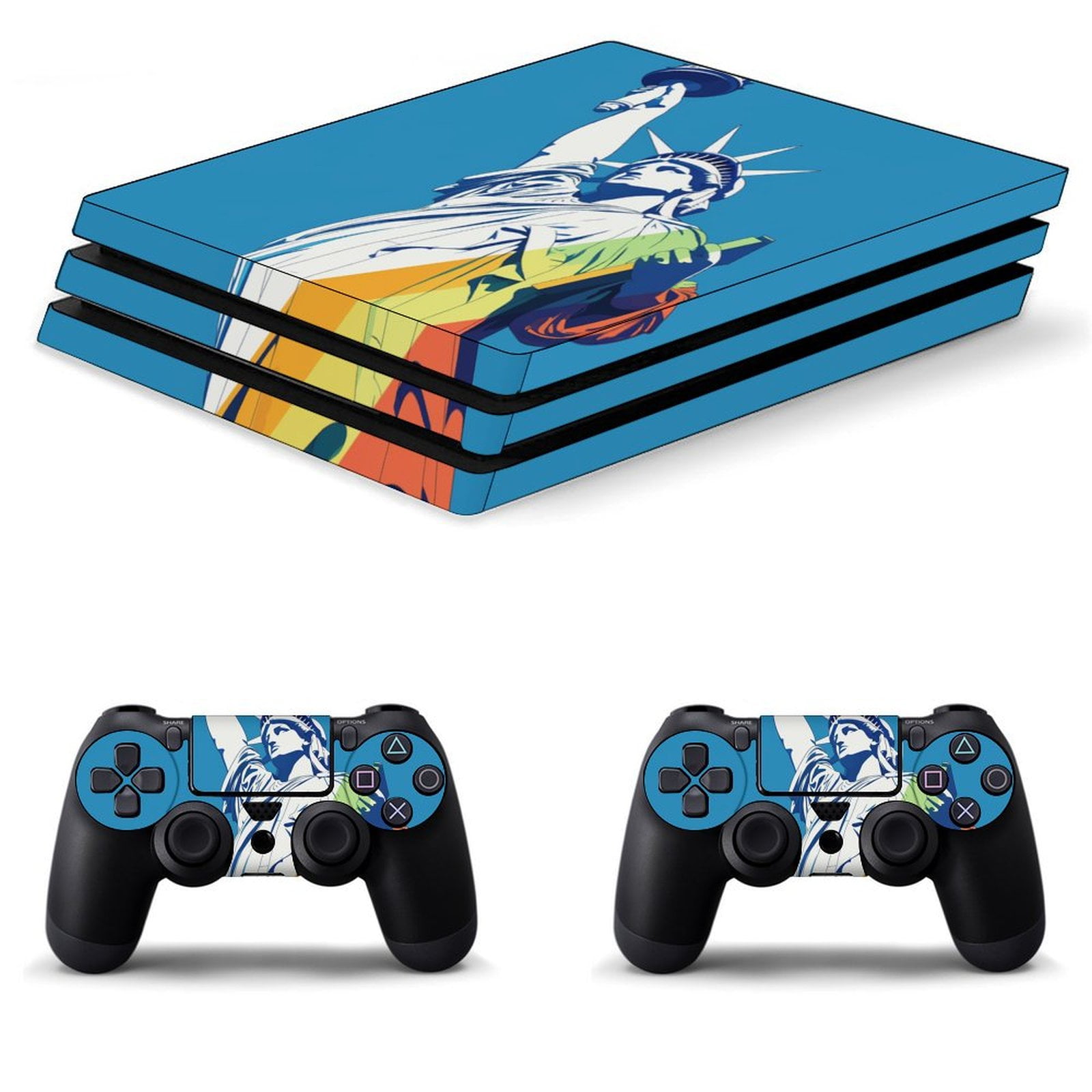 Decal Skin for PS4 Slim / PS4 Pro / PS4, Whole Body Vinyl Sticker Cover ...