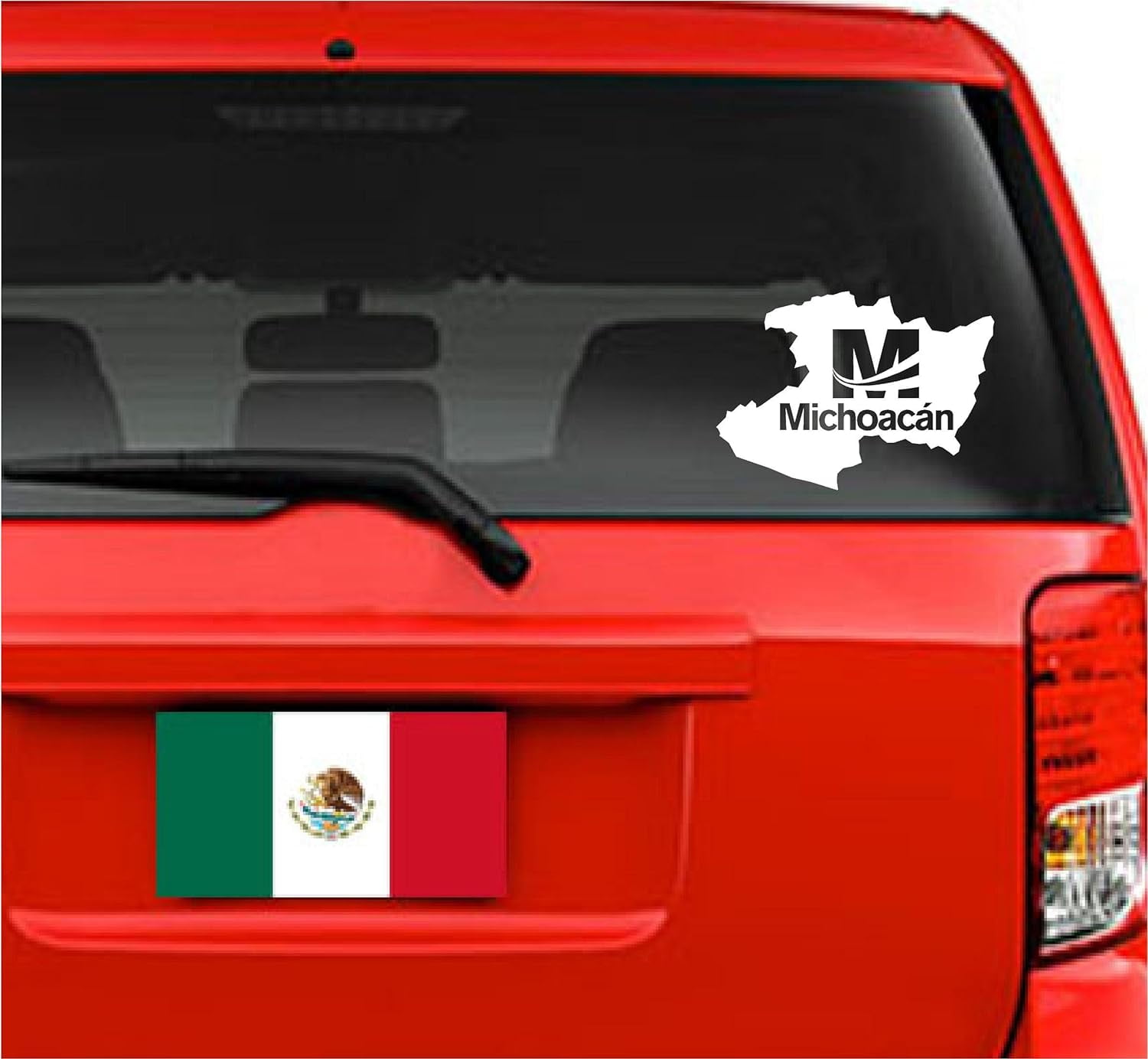 Decal Sticker. Car, Window, Wall... Map Michoacan, México. Mapa de ...