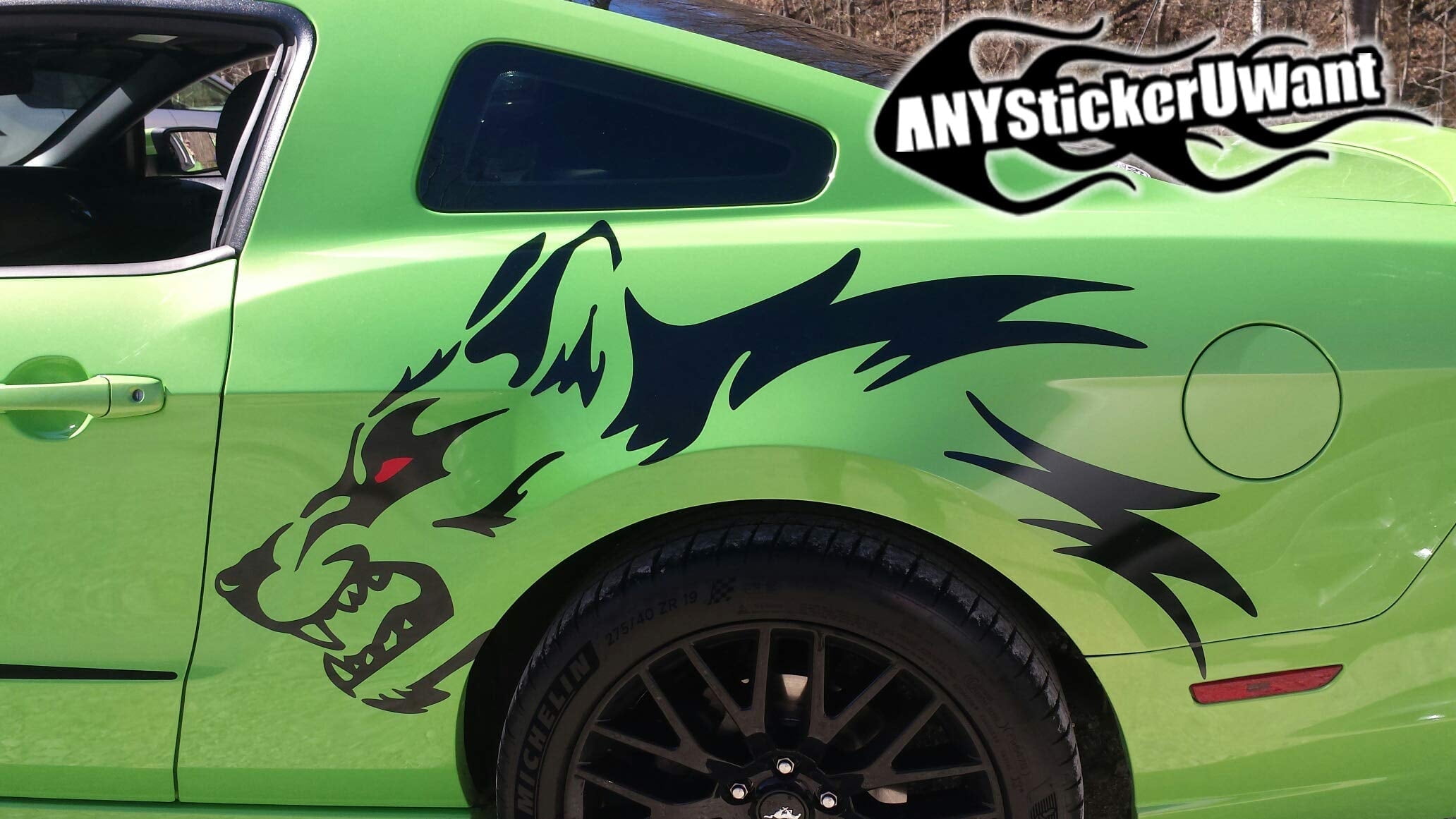 Decal Sticker Fits ANY Truck Car Truck or Vehicle Coyote Graphic Decal ...