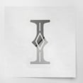 Decal Stickers of Diamond Character I (Metallic Silver) (Set of 2 ...