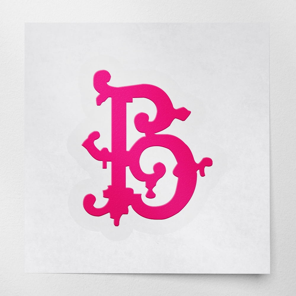 Decal Stickers of Elizabethan B (Pink) (Set of 2) Premium Waterproof Vinyl Decal Stickers for ...