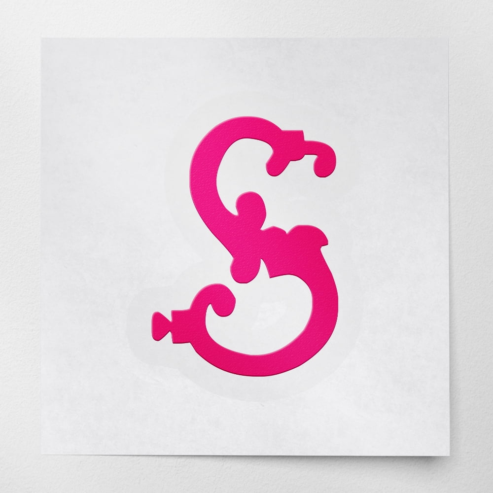 Decal Stickers of Elizabethan S (Pink) (Set of 2) Luxury Weatherproof Vinyl Decal Stickers for ...