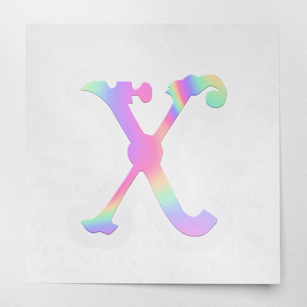 Decal Stickers of Elizabethan X (Hologram) (Set of 2) Premium Waterproof Vinyl Decal Stickers ...