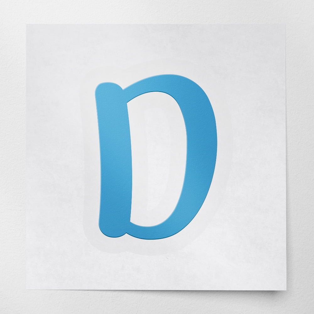 Decal Stickers of Flotta D (Azure Blue) (Set of 2) Premium Waterproof ...