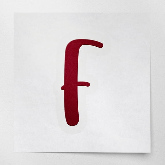 Decal Stickers of Flotta F (Burgundy) (Set of 2) Premium Waterproof Vinyl Decal Stickers for ...