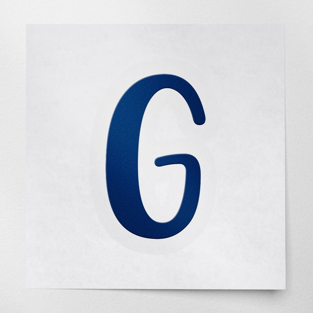 Decal Stickers of Flotta G (Navy Blue) (Set of 2) Luxury Weatherproof Vinyl Decal Stickers for ...