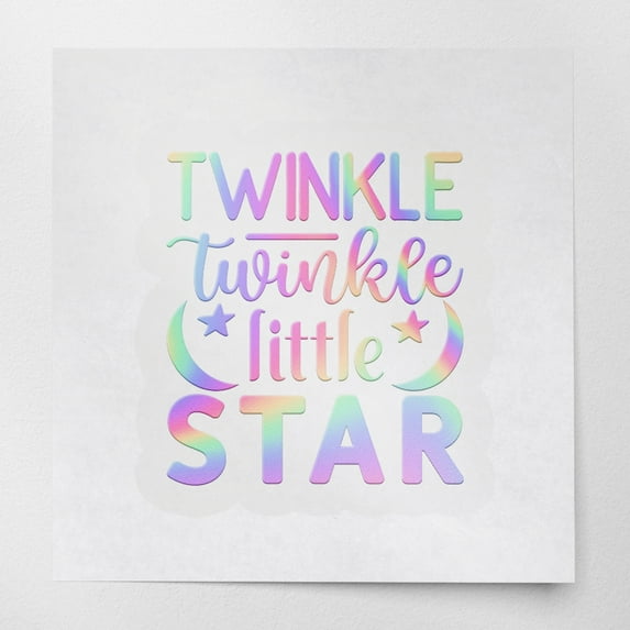 Decal Stickers of Twinkle Twinkle Little Star (Hologram) (Set Of 2 ...