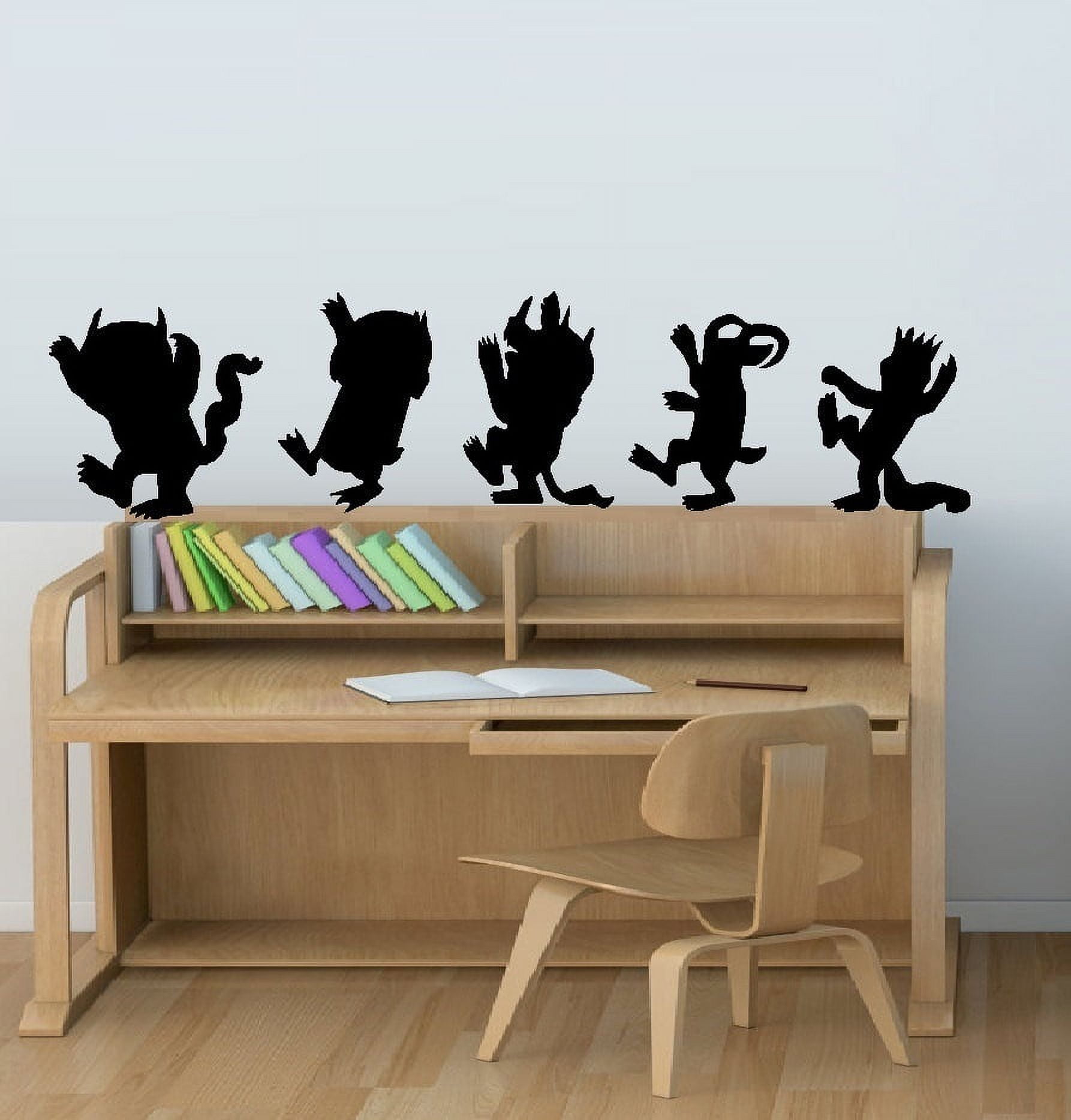 Decal ~ Where the Wild things are Silhouettes ~ Children's Wall Decal ...