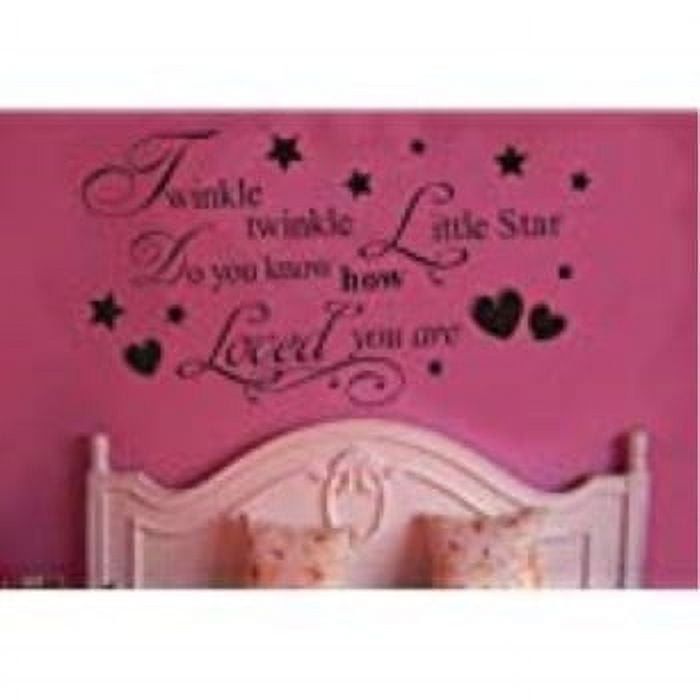 Decalgeek Twinkle Little Star Wall Decal & Sticker - Walmart.com