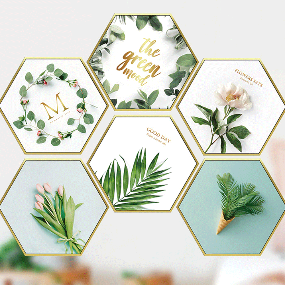 Decalmile Wall Decals Tree Leaf Plants DIY Wall Stickers Bedroom Living ...