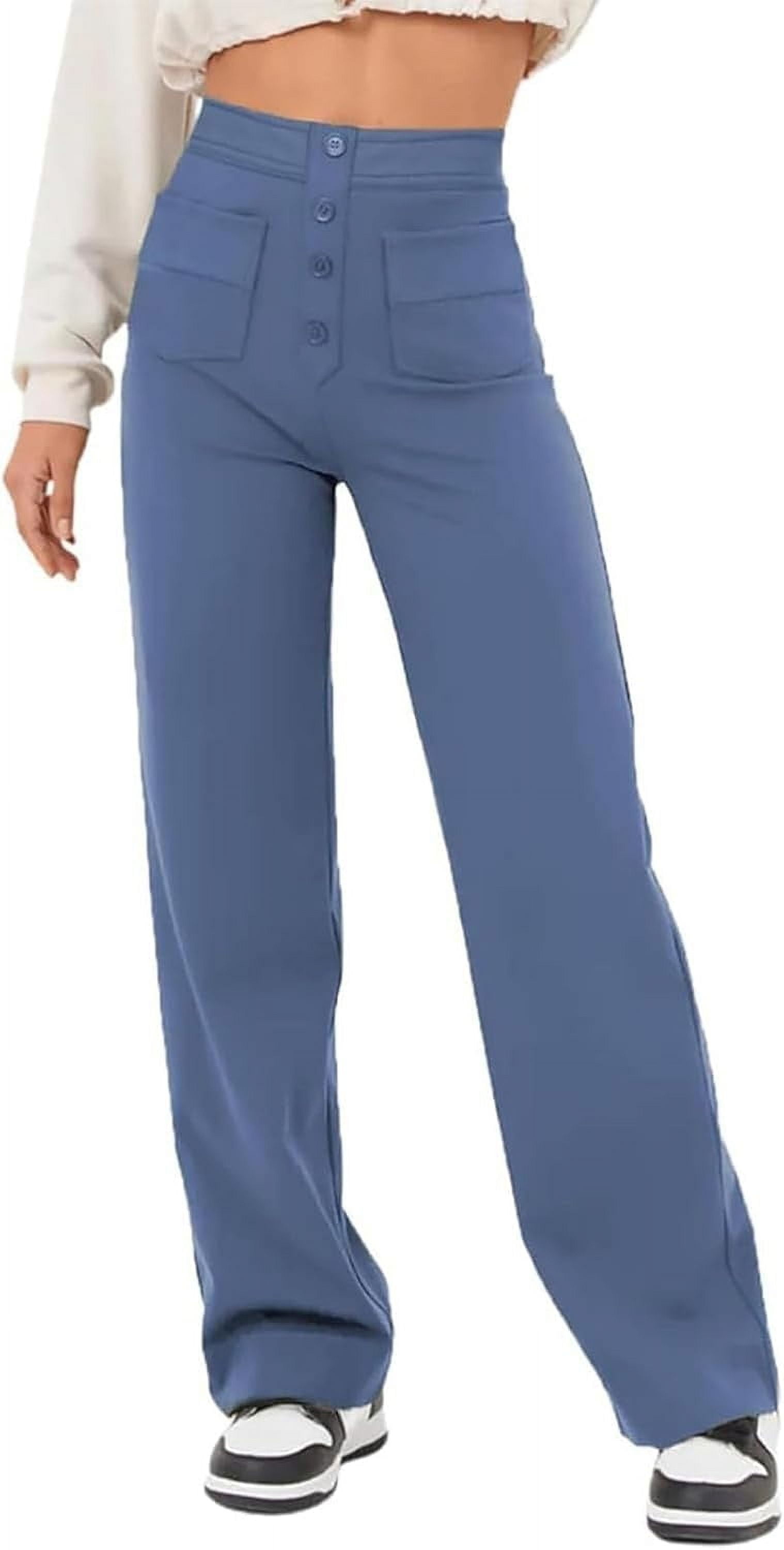 Decalori Flexipants - Women's Casual High Waist Stretch Pants, Multiple ...