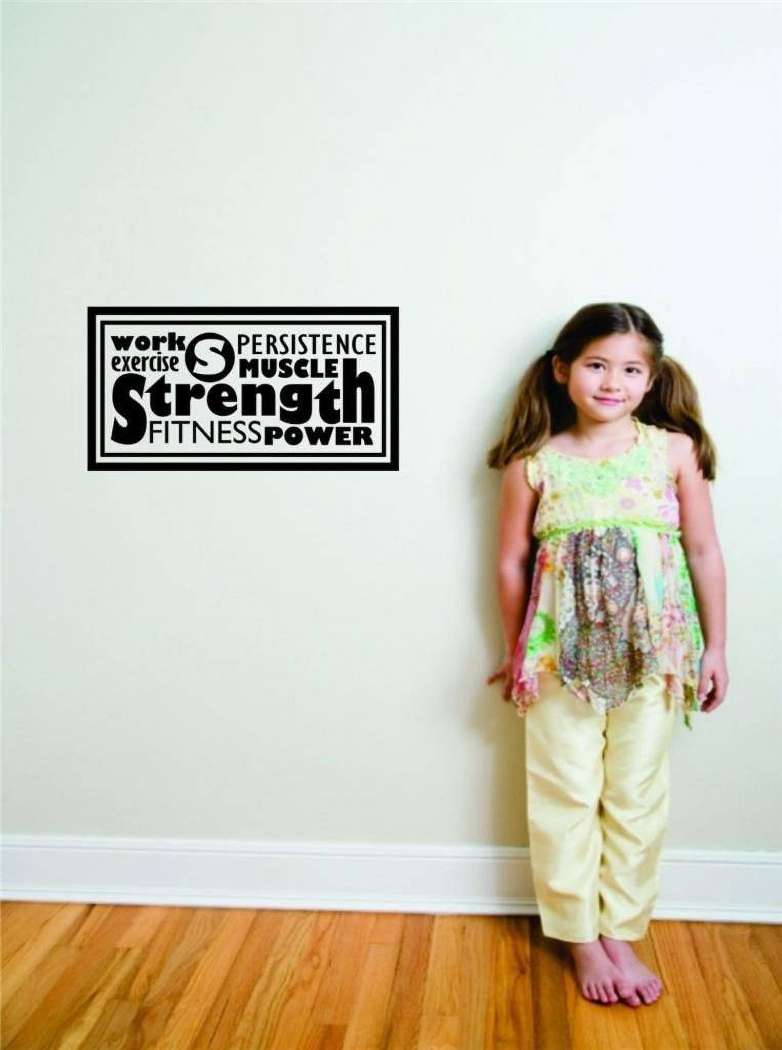 Do It Yourself Wall Decal Sticker Work Exercise Persistence Muscle ...