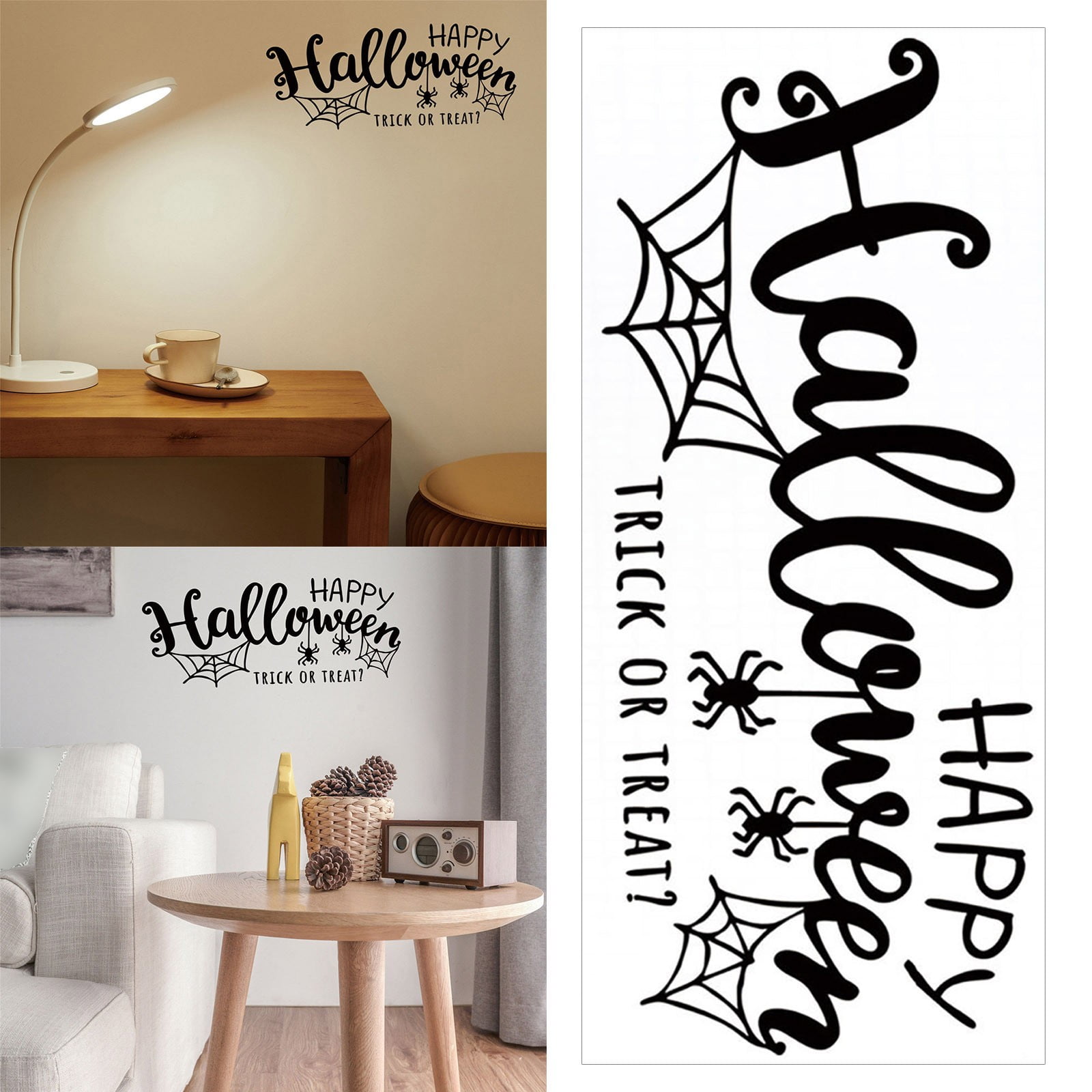 Decals for Walls Wallpaper Decal Clear Window Cling Large Flower Wall ...