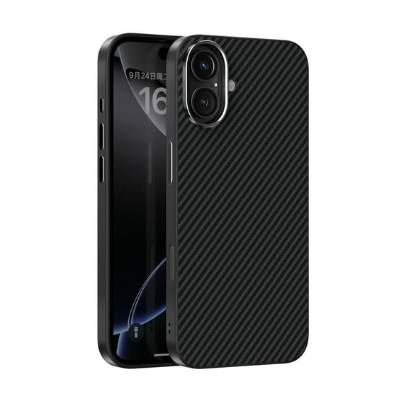 Decase Carbon Fiber Texture Magnetic Case for iPhone 16,Compatible with ...
