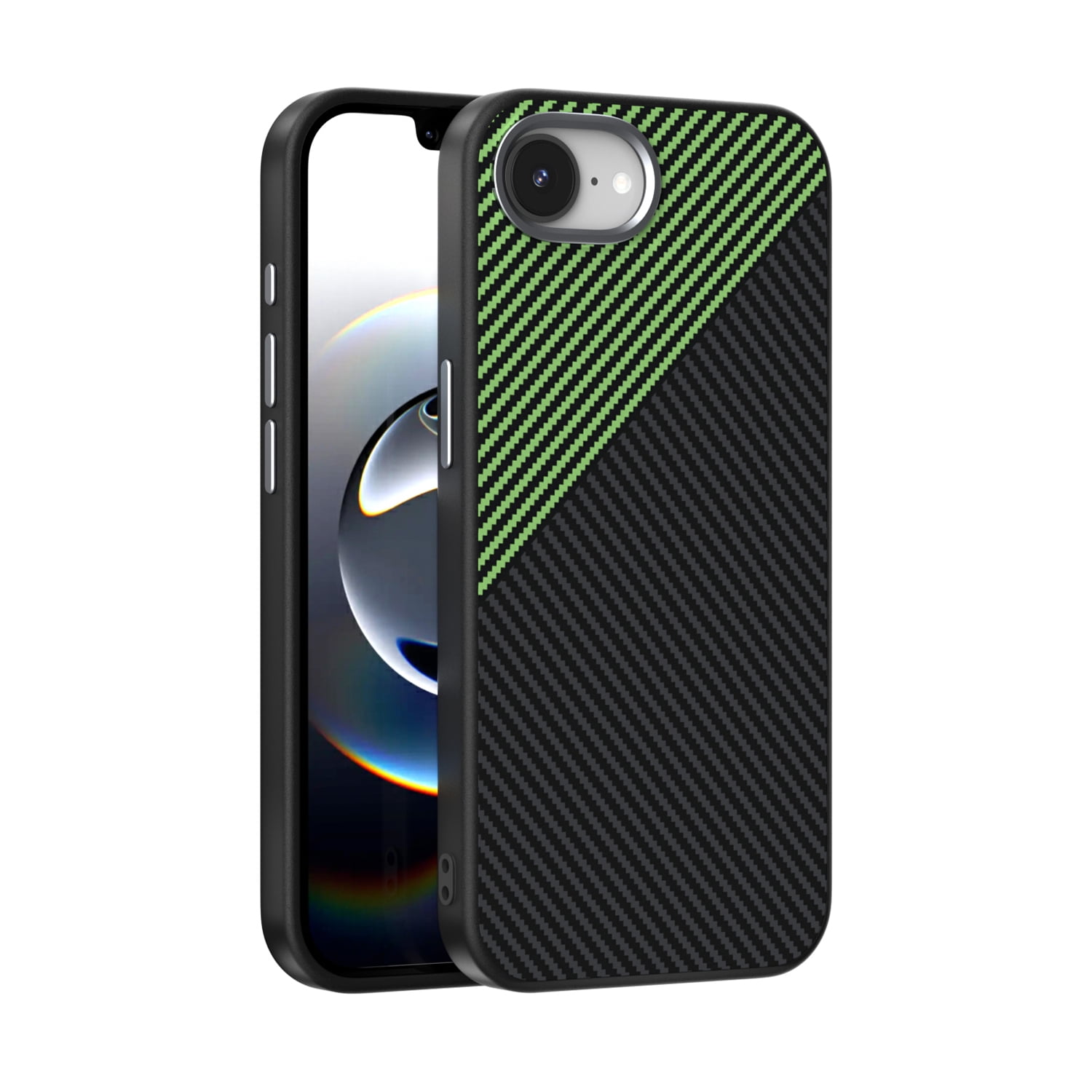 Decase Carbon Fiber Texture Magnetic Case for iPhone 16e,Compatible ...