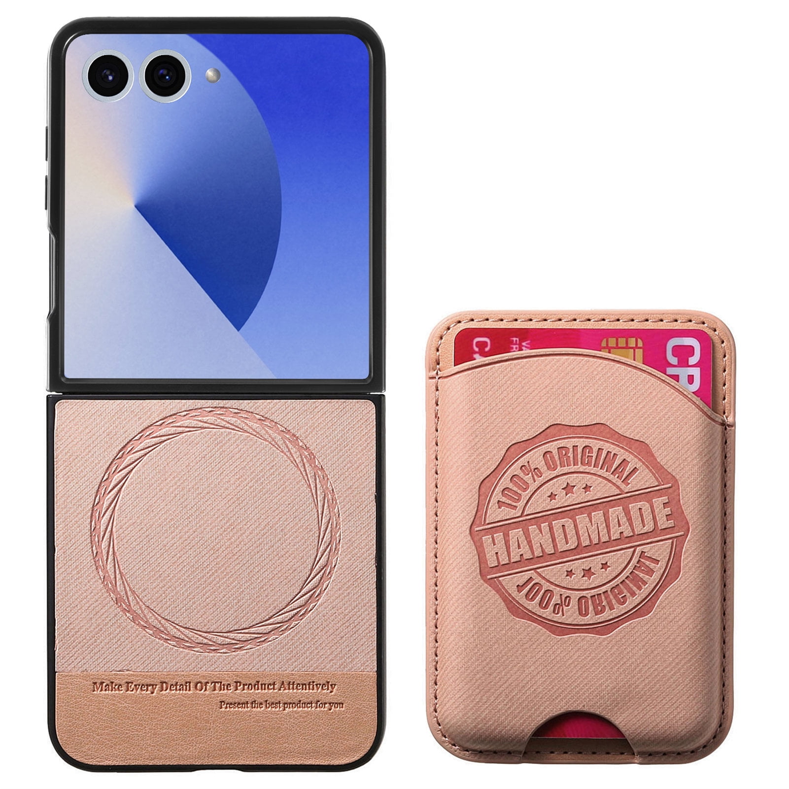 Decase Case for Samsung Galaxy Z Flip 7, Shockproof Magnetic Leather ...