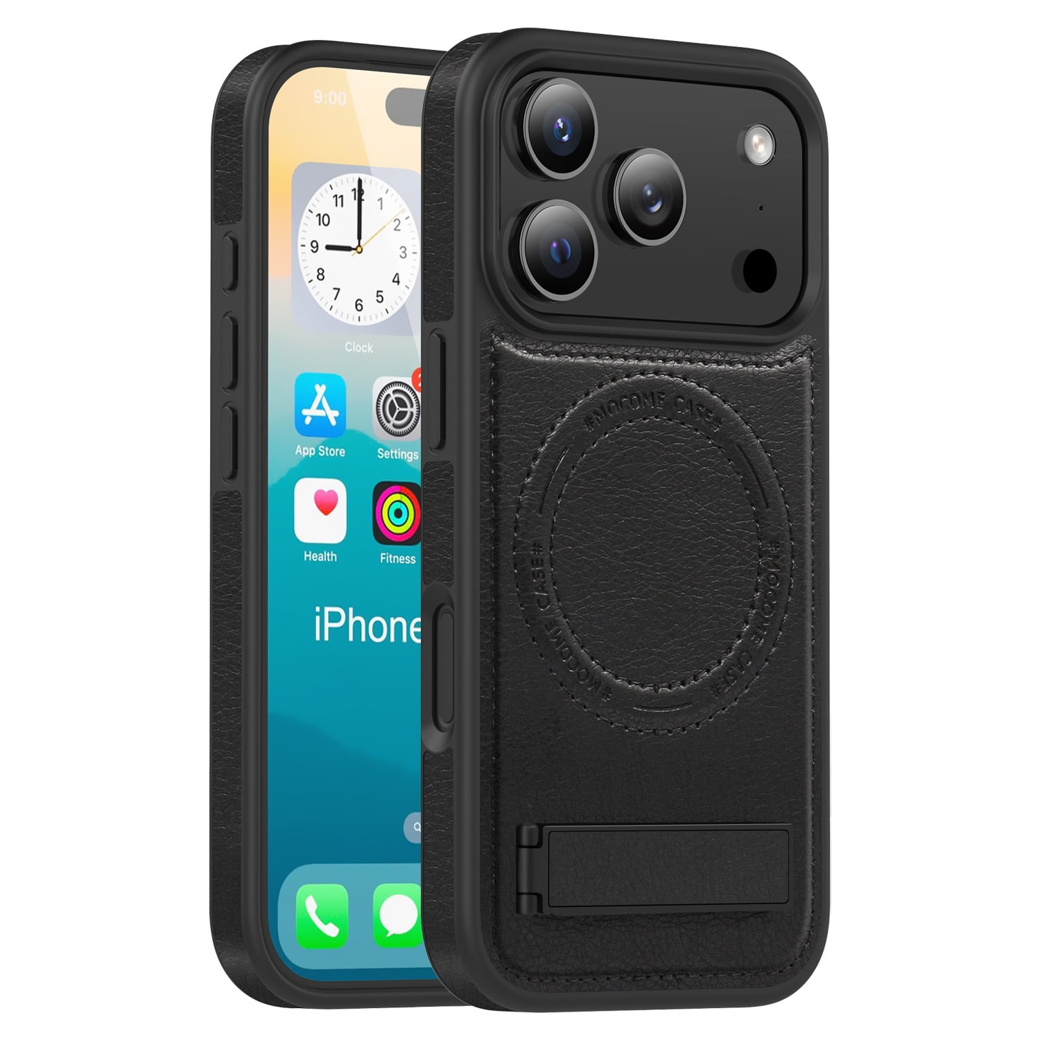 Decase Case for iPhone 17 Pro,Magnetic Slim Faux Leather Cover ...