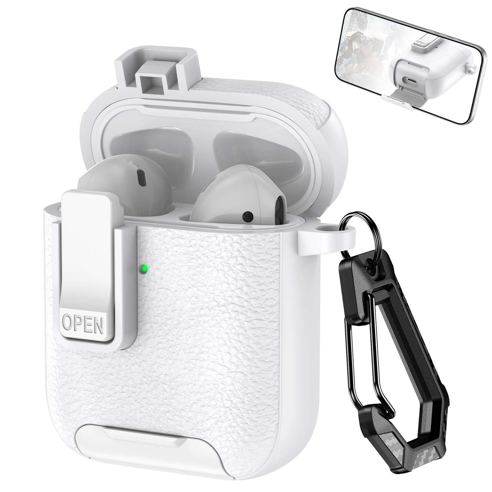 Decase Compatible with Apple Airpods 2nd Gen / 1st Gen Case with Phone ...