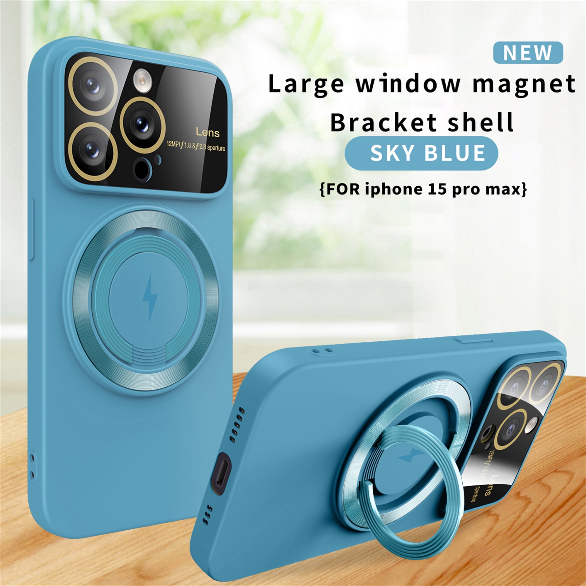 Decase Compatible with MagSafe Case for iPhone 13 Pro, Slim MagSafe Magnetic Full Cover Lens ...