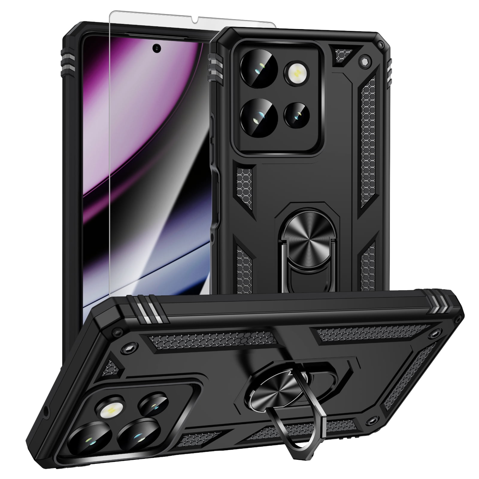 Decase Compatible with Moto G Power (2025) Case+1-Pack Tempered Screen ...