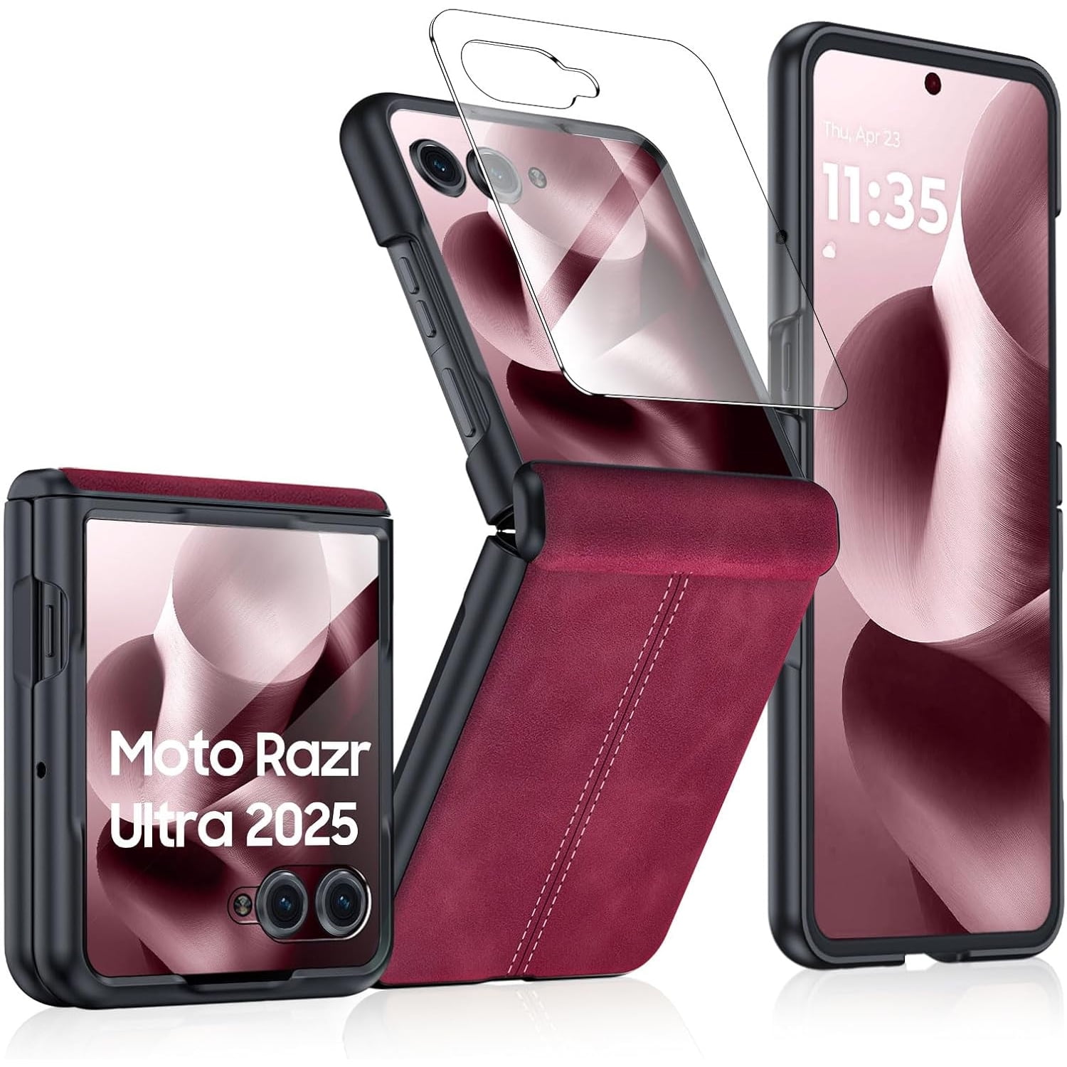 Decase Compatible with Motorola Razr Ultra 2025/Razr 60 Ultra Case ...