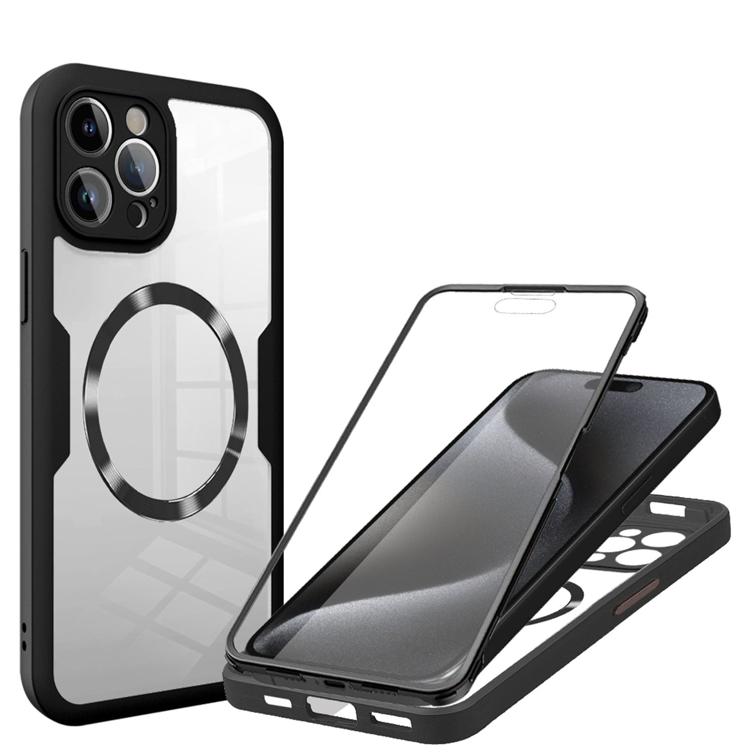 Decase Cover For iPhone 13 Pro Full Body Magnetic Case,Slim Shockproof ...