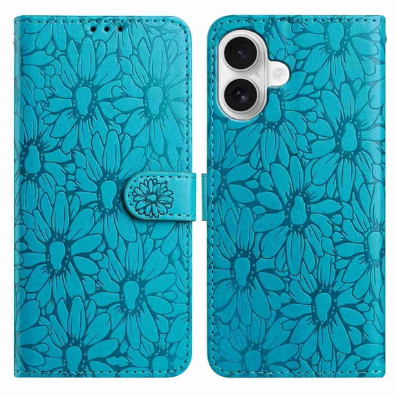 Decase Embossed Flip Wallet Case for iPhone 17,Fashion PU Leather + TPU ...