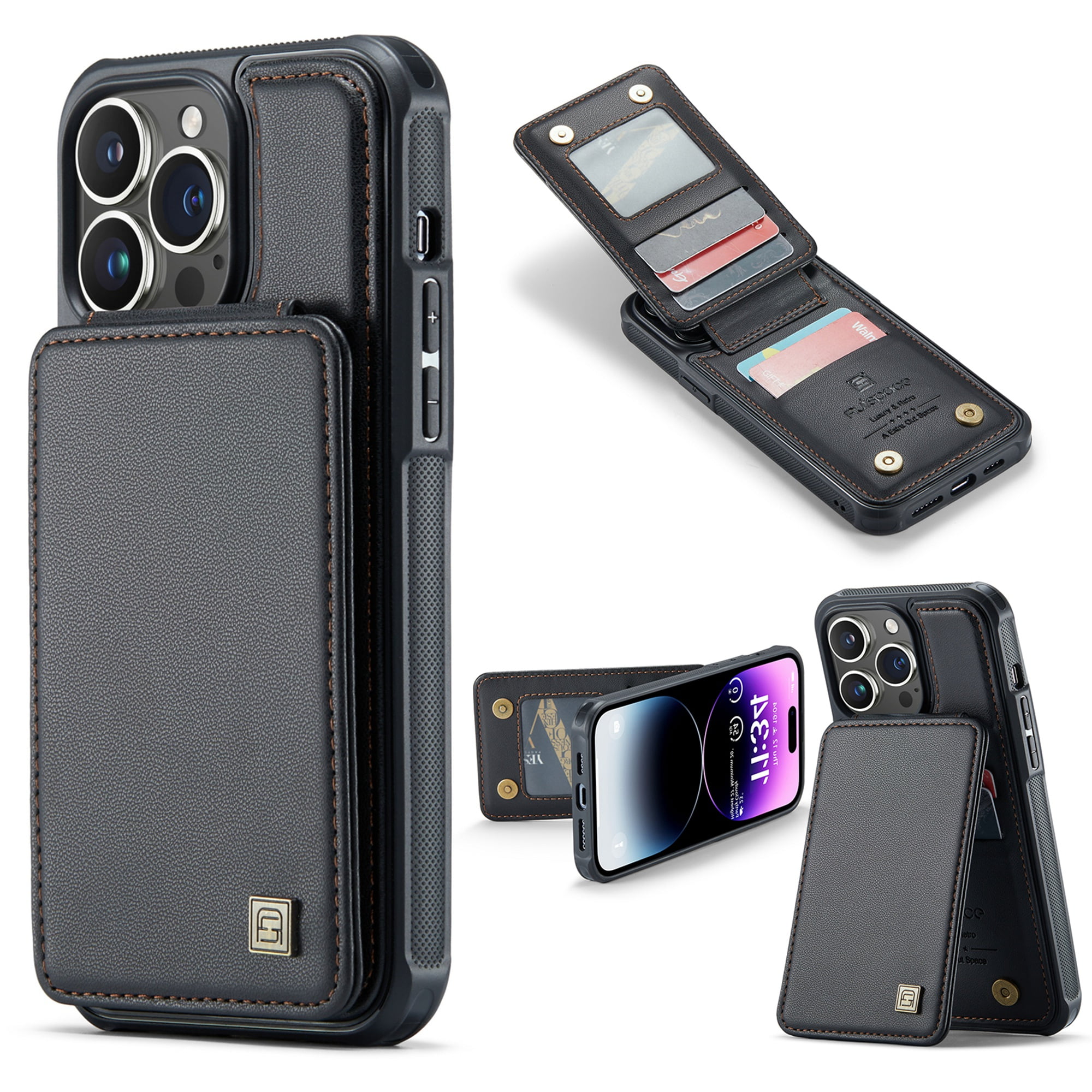 Decase For iPhone 11 Case with Card Holder, iPhone 11 Wallet Case for ...