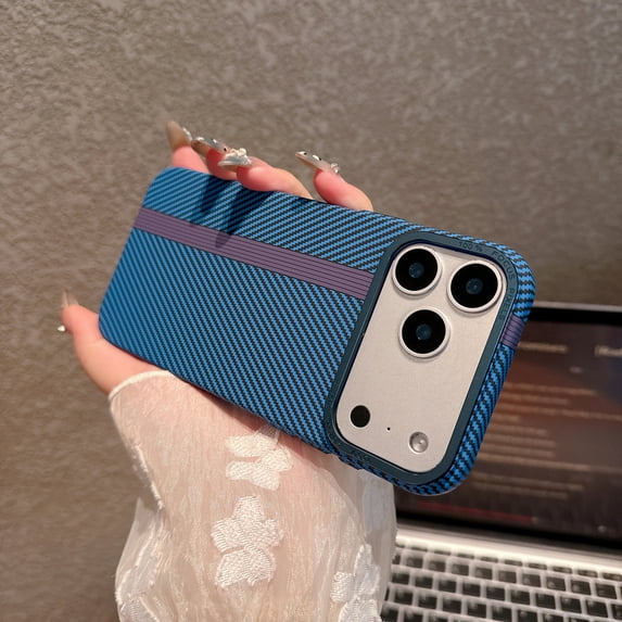 Decase Hard PC Case for iPhone 17 Pro Max,Carbon Fiber Pattern Frosted ...