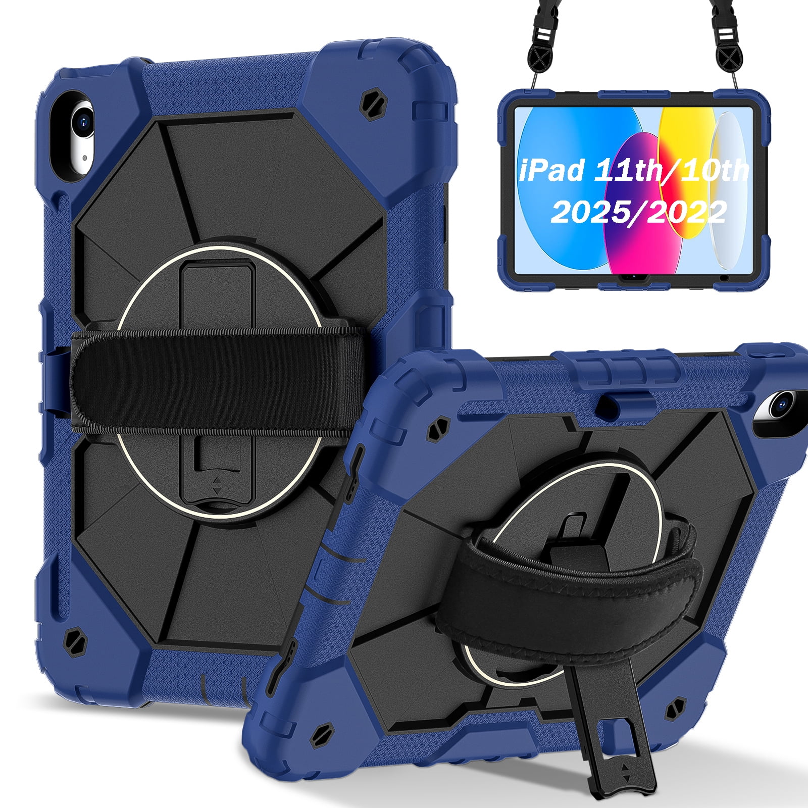 Decase Heavy Duty Rugged Case for iPad (A16)11th /10th Generation 11/10 ...