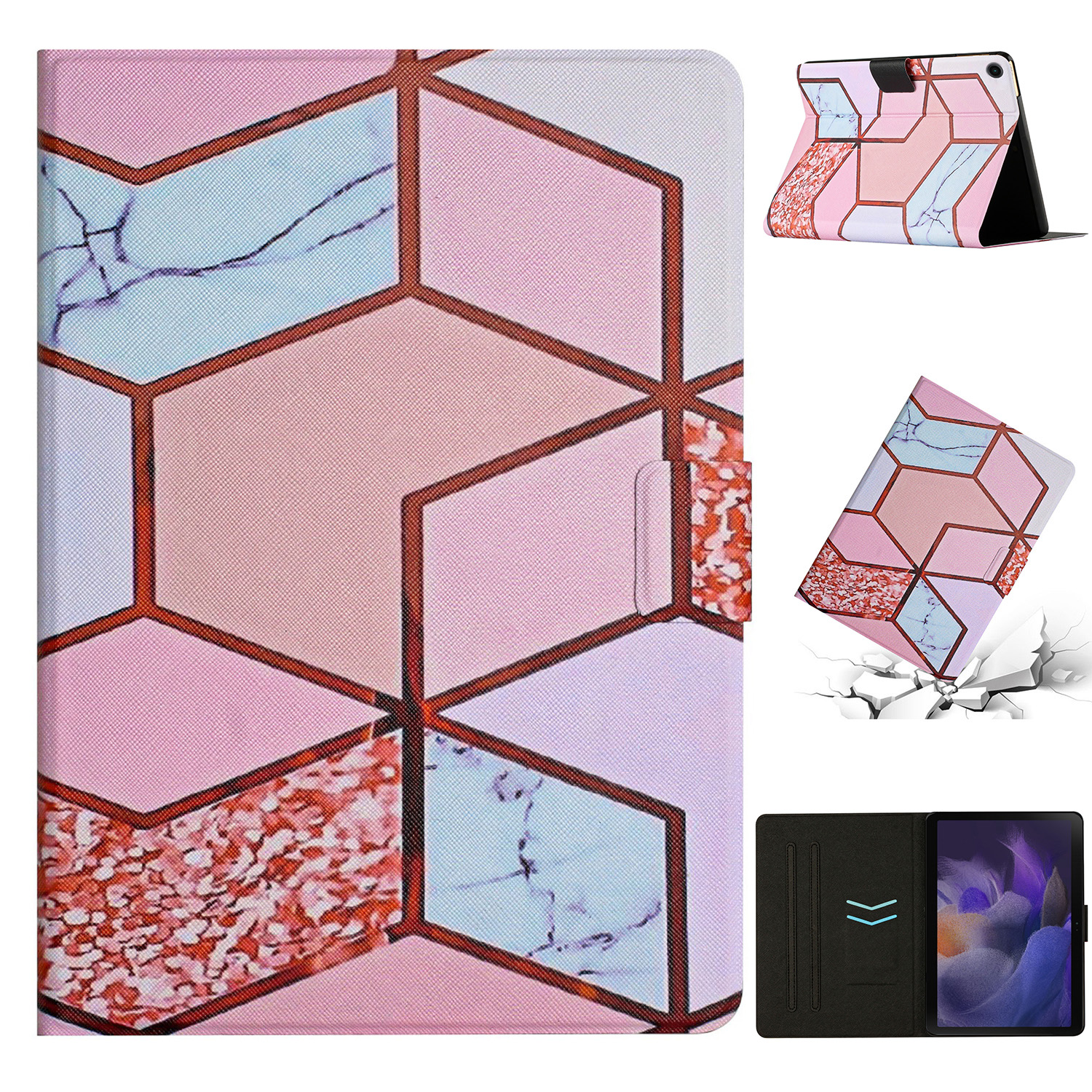 Decase Leather Tablet Shell for Samsung Galaxy Tab A8 10.5 inch 2022 ...