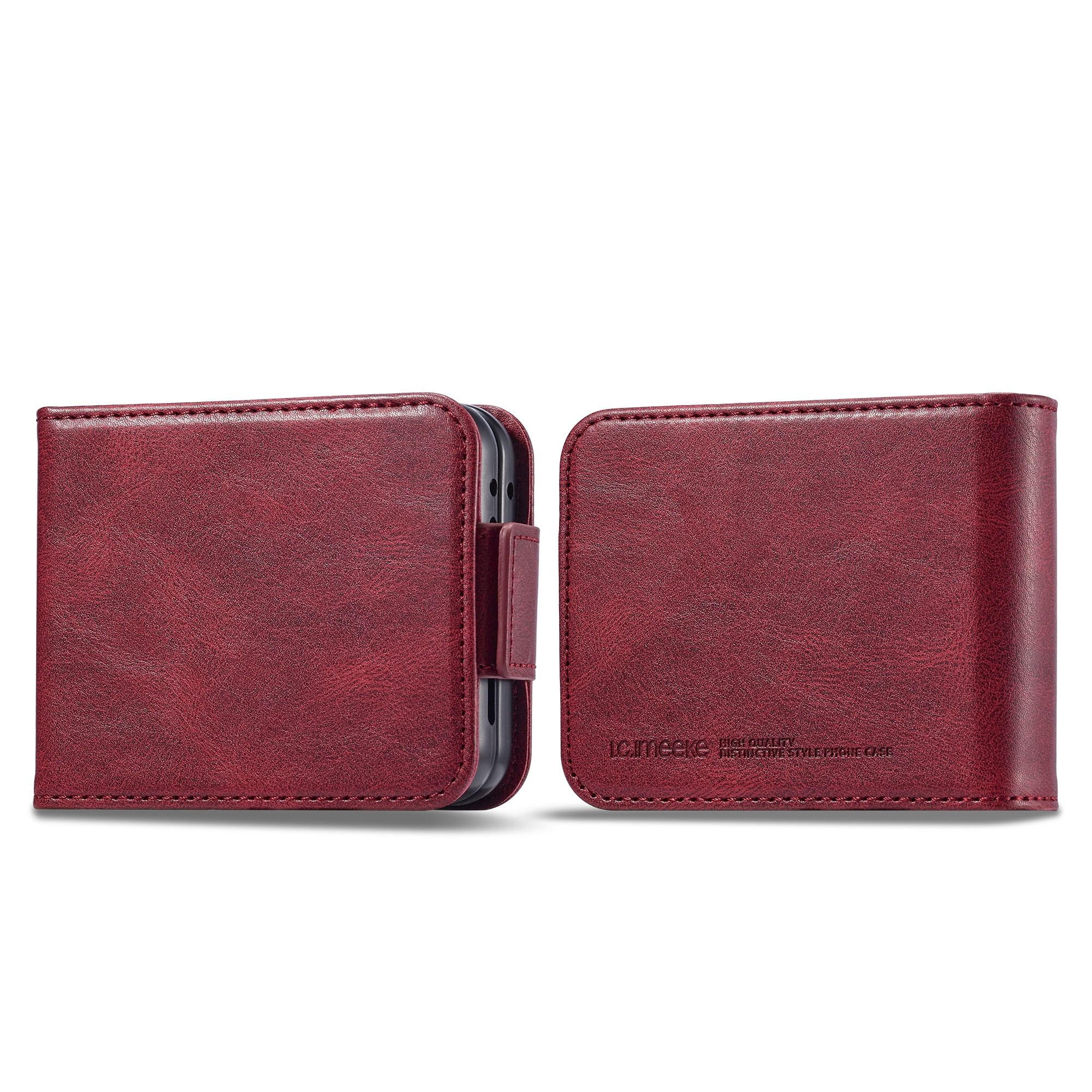 Decase Luxury Wallet Case for Samsung Galaxy Z Flip 5, Magnetic PU ...