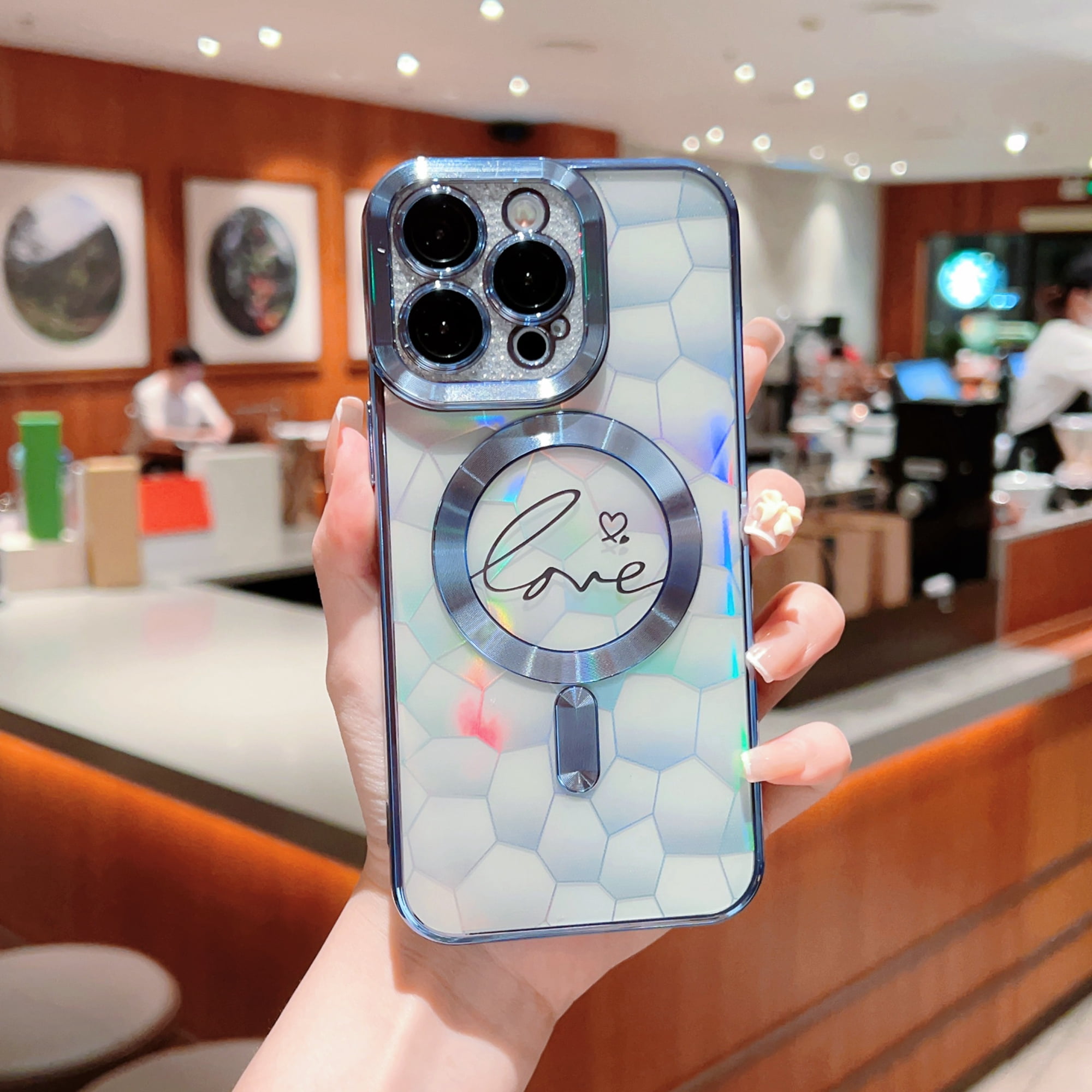 Decase Mag Safe Compatible for iPhone 13 Pro Max,Stylish Laser Glitter ...