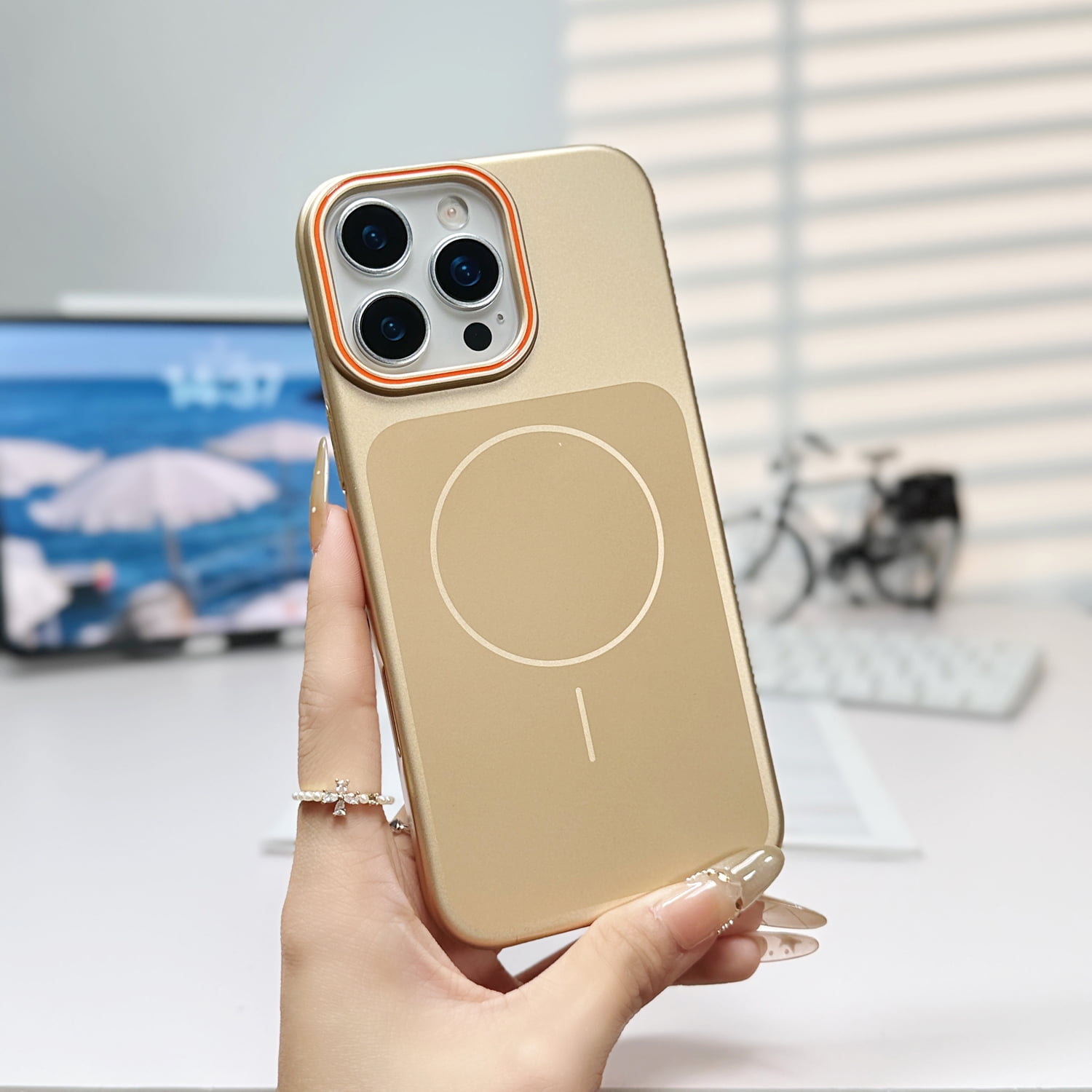 Decase Magnetic Case for iPhone 16 Pro,Shockproof PC+TPU Back Cover ...