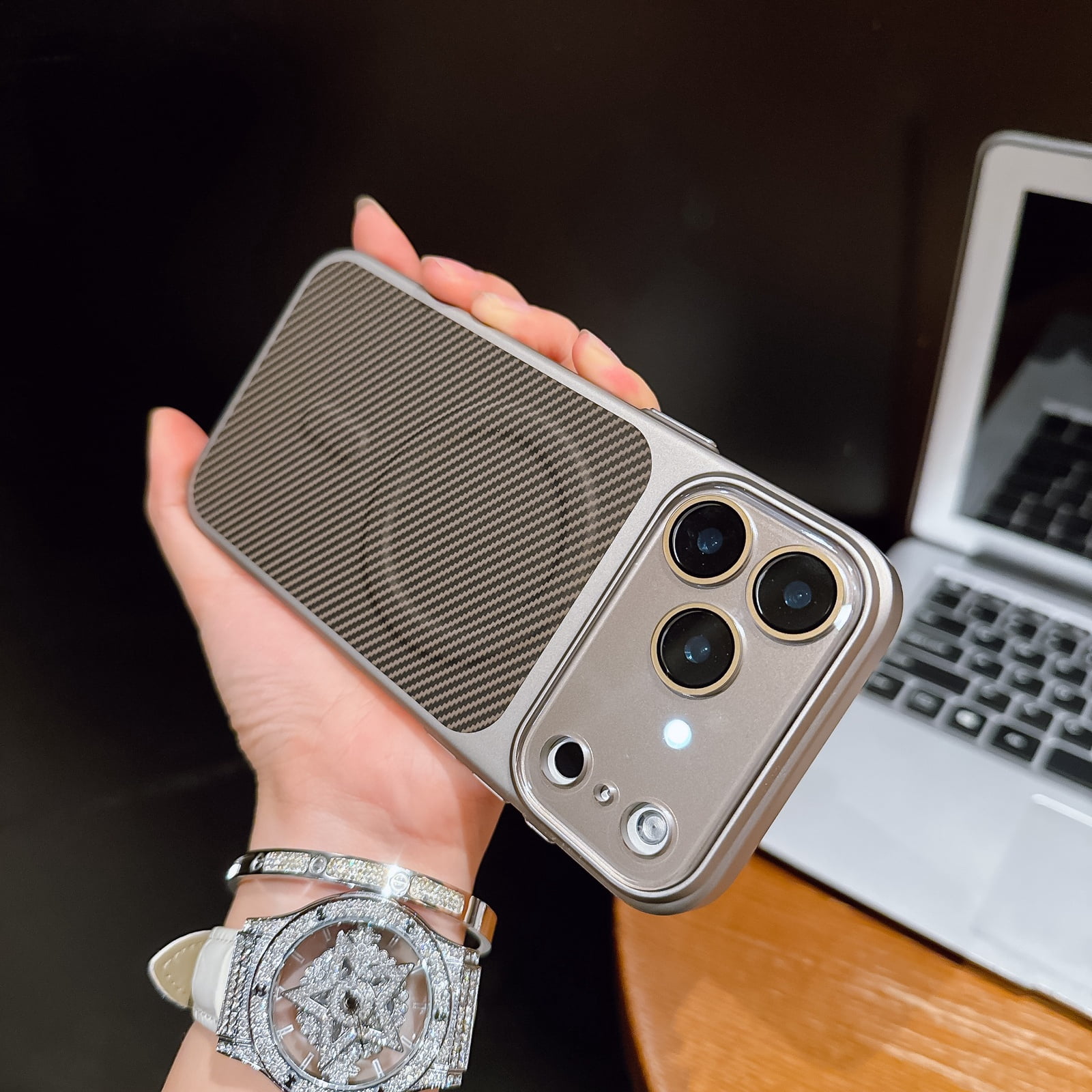 Decase Magnetic Case for iPhone 17 Pro Max,Matte Carbon Fiber Pattern ...