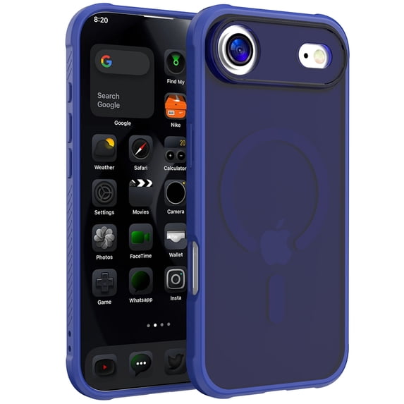 Decase Magnetic Case for iPhone Air,Slim Translucent PC+TPU Hybrid ...