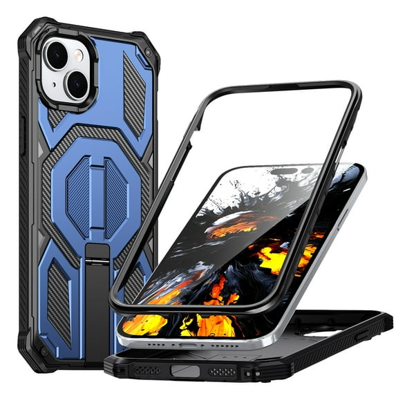 Decase Magnetic Case for iPhone 15 Plus,Rugged Cover with Vertical ...