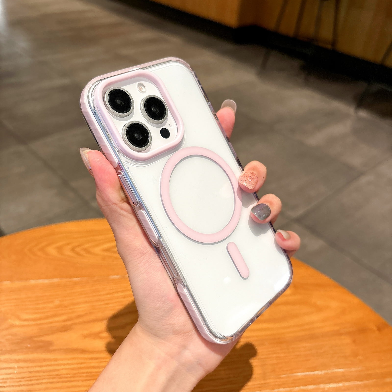 Decase Magnetic Case for iPhone 15 Pro Max Shockproof Ultra-Thin Clear ...