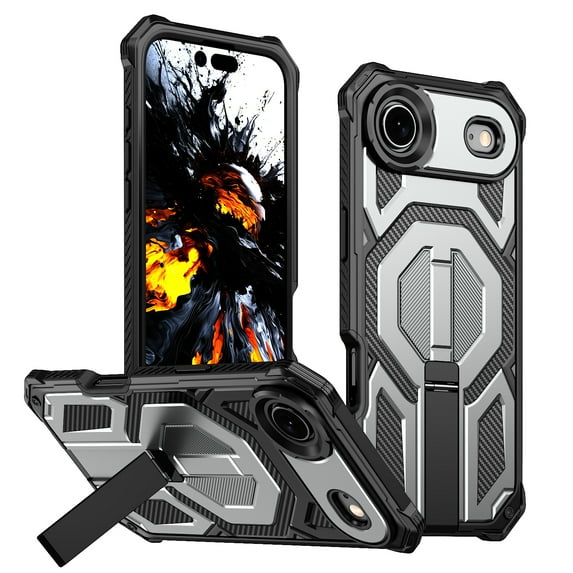 Decase Magnetic Case for iPhone Air,Rugged Cover with Vertical Bracket ...