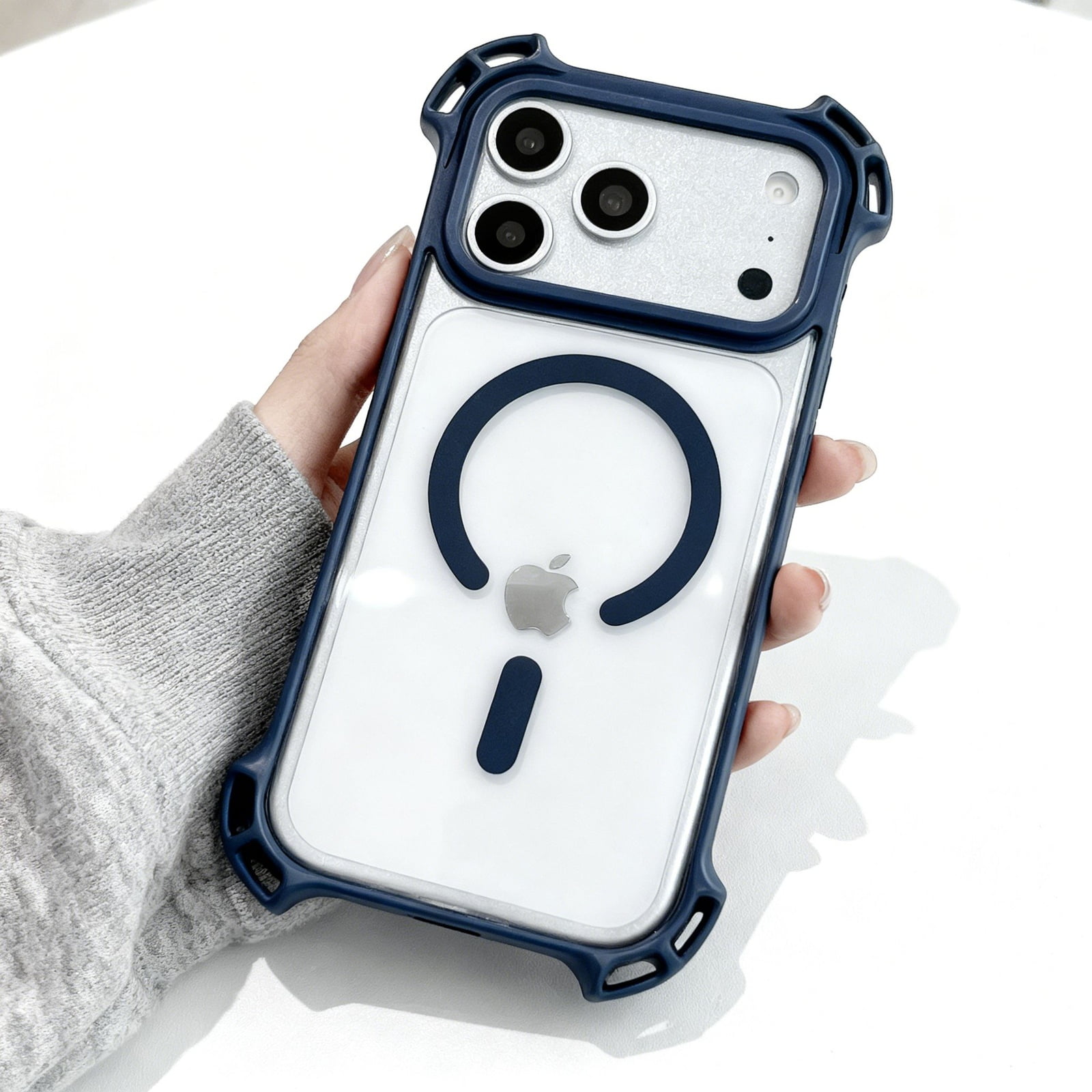 Decase Magnetic Transparent Case for iPhone 17 Pro,Shockproof Hard PC ...