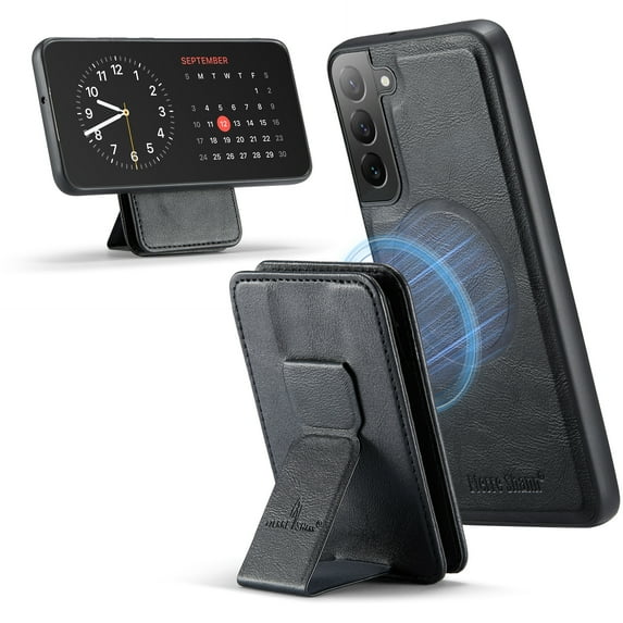 Decase Magnetic Wallet Case for Samsung Galaxy S22,Shockproof Card ...