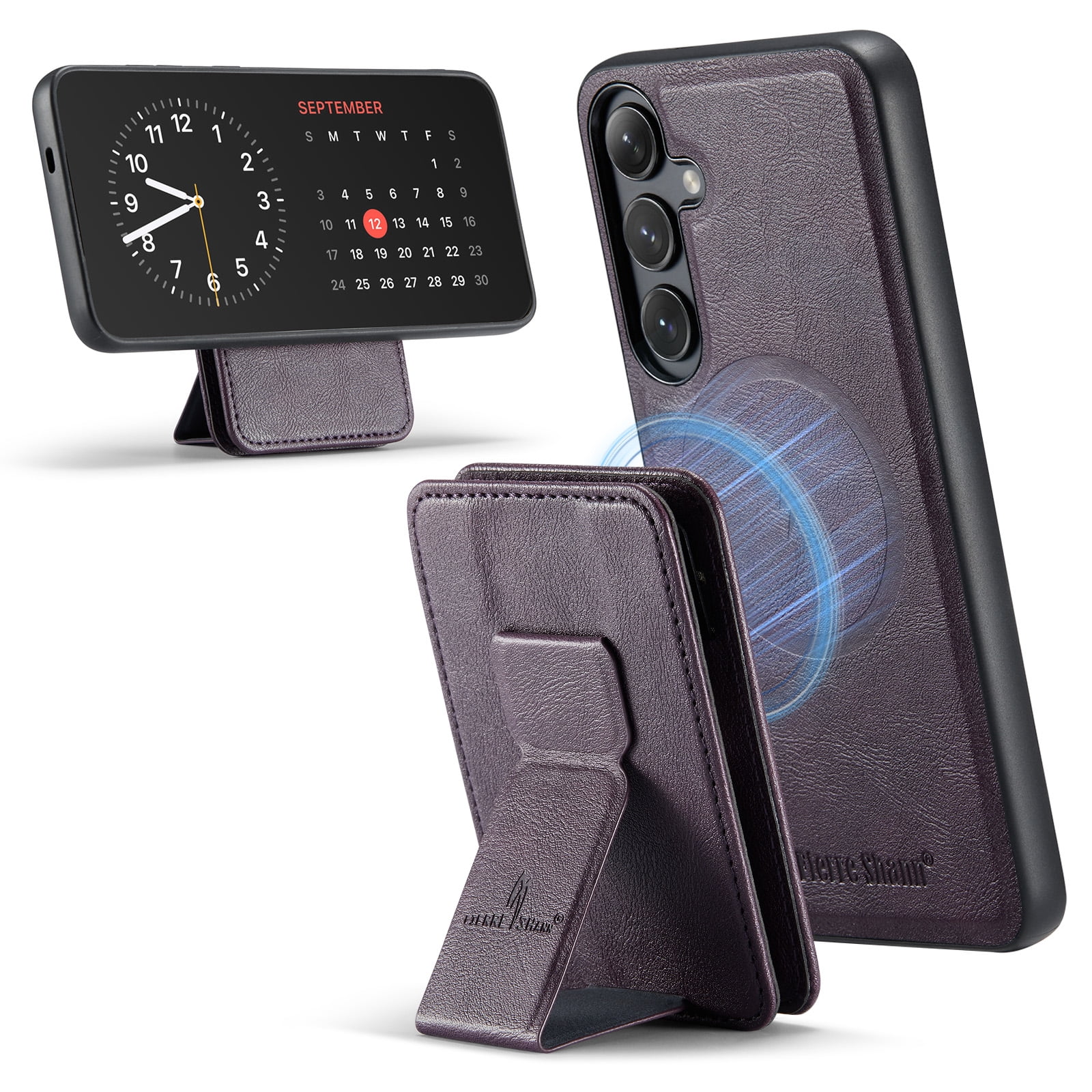 Decase Magnetic Wallet Case for Samsung Galaxy S23 FE,Shockproof Card ...