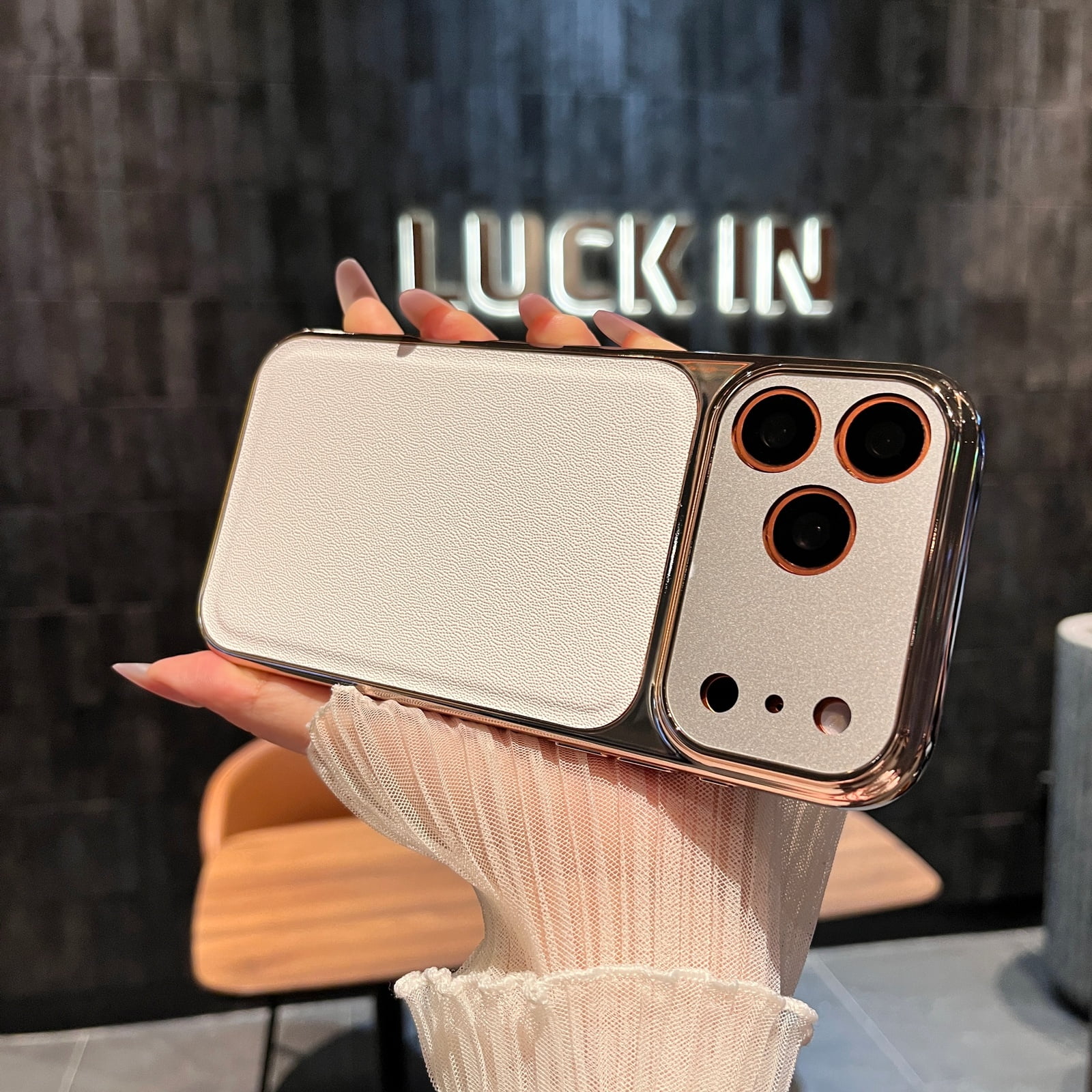 Decase Matte Leather Texture Case for iPhone 17 Pro,Shockproof PU ...