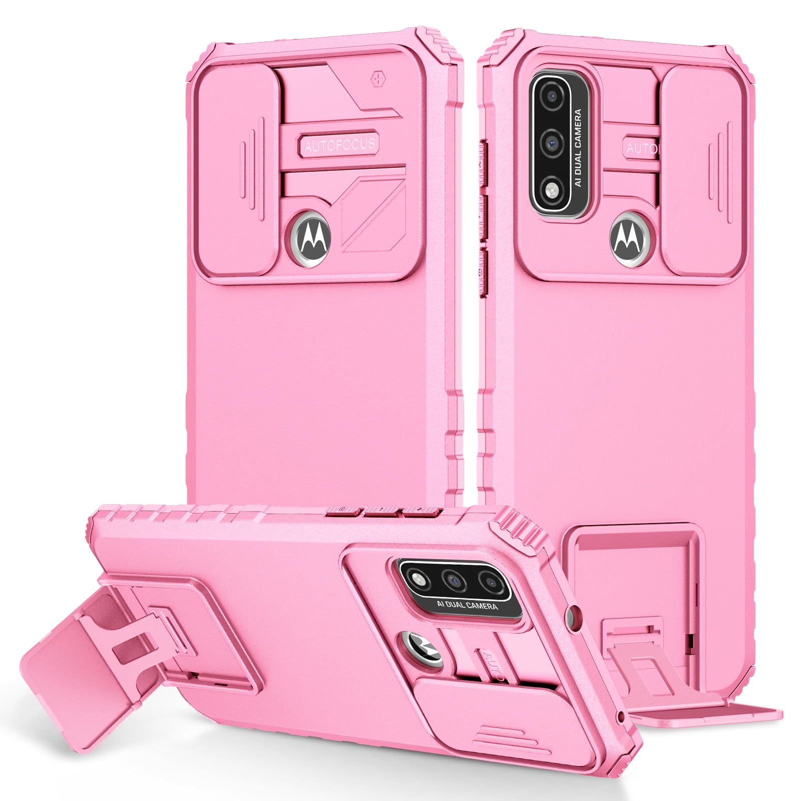 Decase for Moto G Pure 6.5 inch Phone Case, Built Slide Lens Protection ...